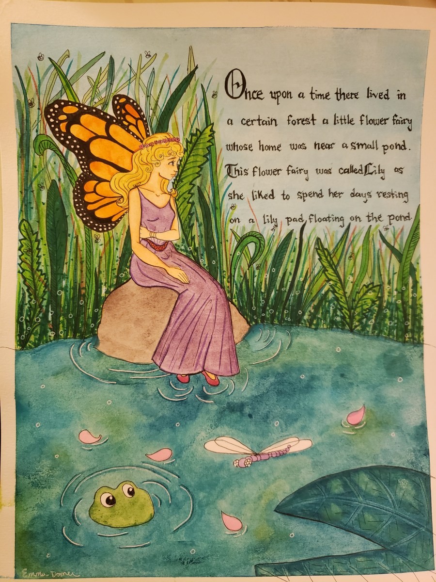 Beginning: Lily the Flower Fairy – Emma Dooner: Art for Fun